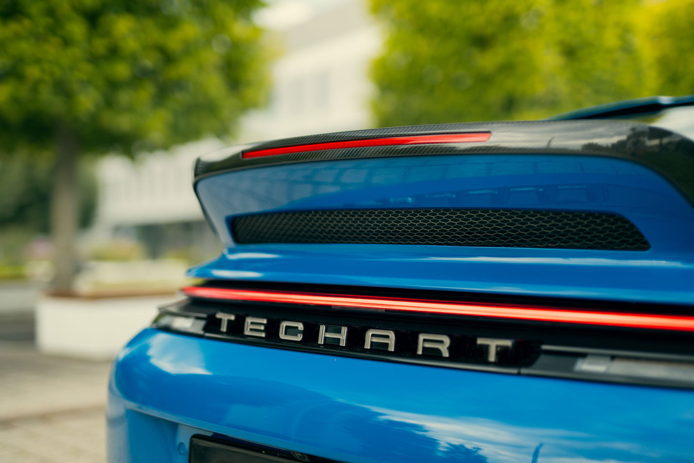 TECHART Rear Spoiler III ( Ducktail ) for 992 Coupé Carrera/ Turbo/ GT ...