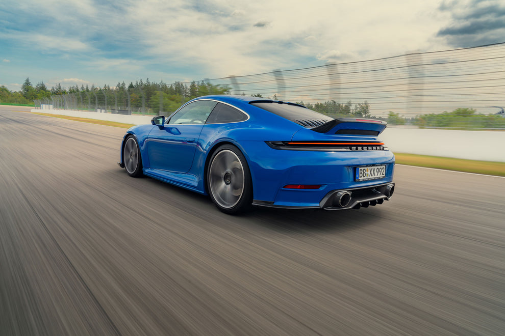 TECHART Carbon Rear Diffuser incl. Carbon Aero Wings for 992.2 Carrera ...
