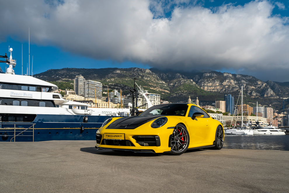 TECHART Carbon Fiber Aero Hood for 992 – Techart USA
