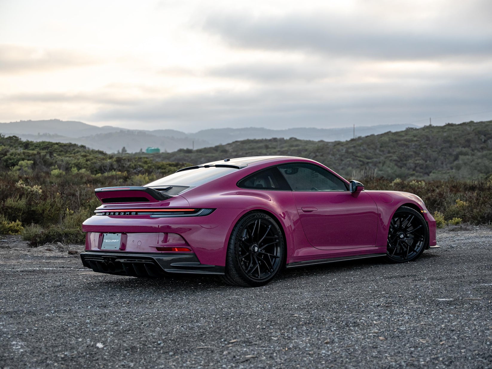 Techart Rear Spoiler III ( Ducktail ) for 992 Coupé ( Carrera/ Turbo ...