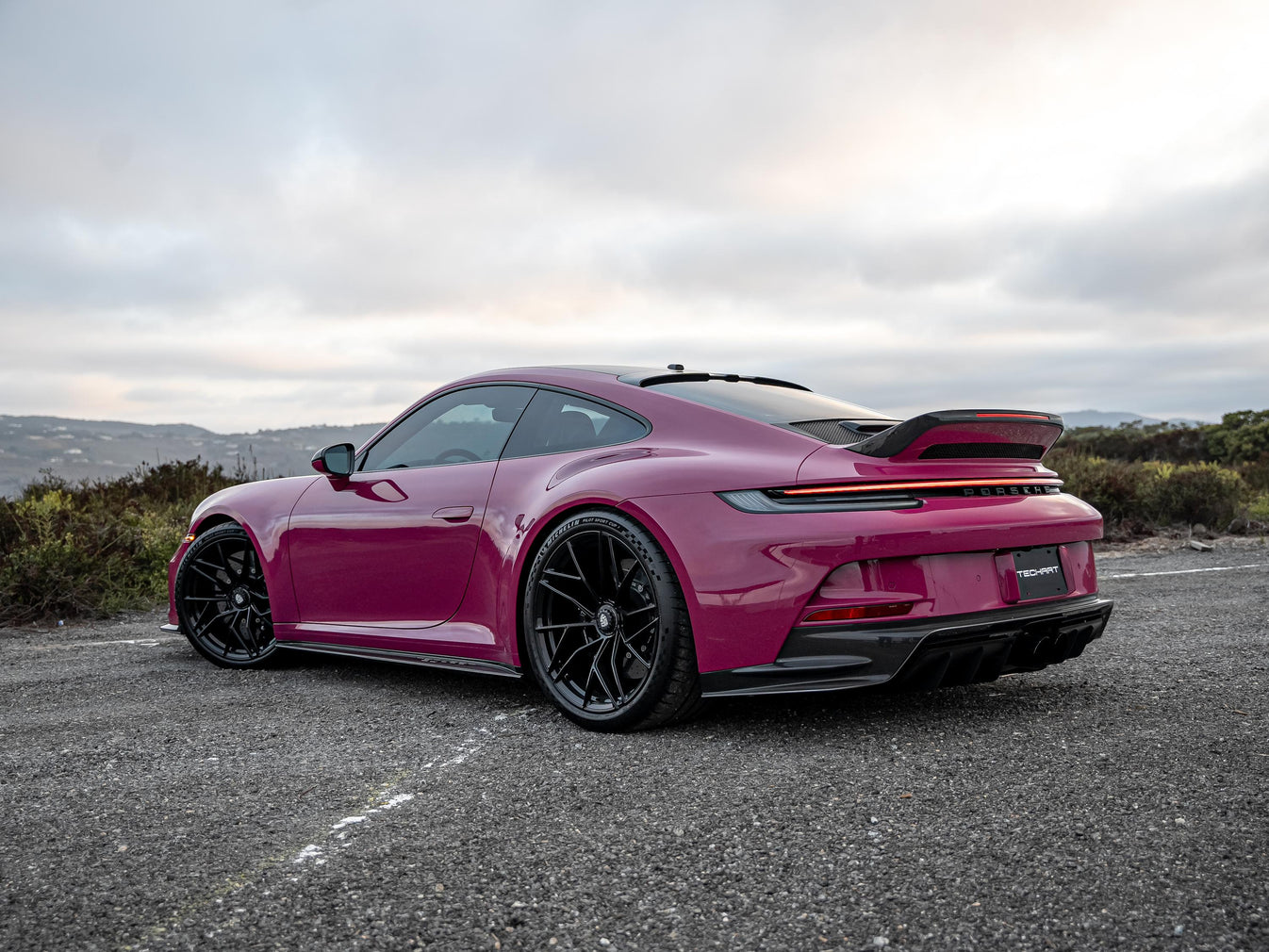 Techart Rear Spoiler III ( Ducktail ) for 992 Coupé ( Carrera/ Turbo/ – Techart USA