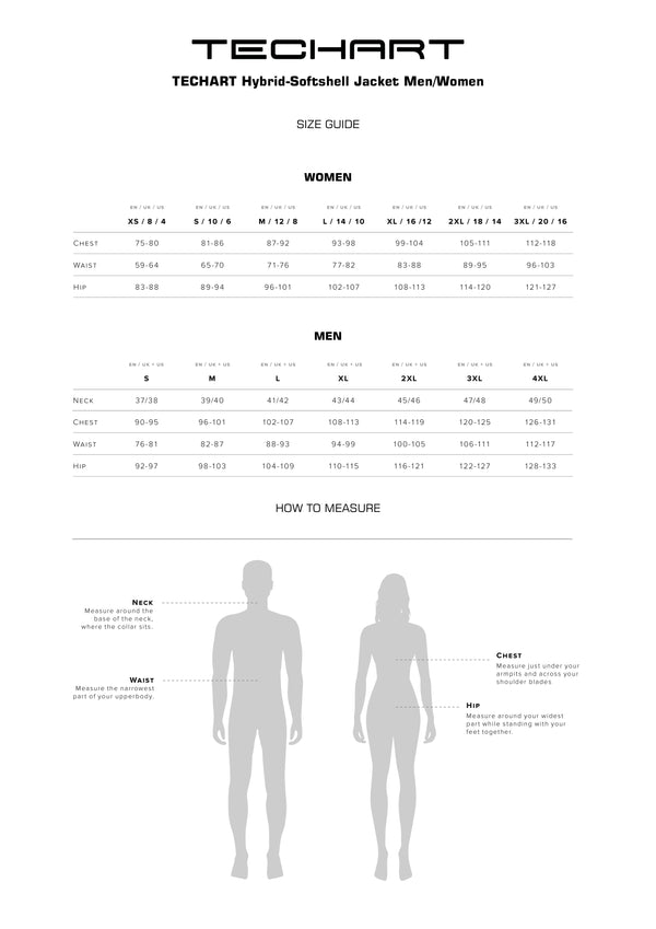 TECHART Hybrid-Softshell Jacket Men/Women – Techart USA