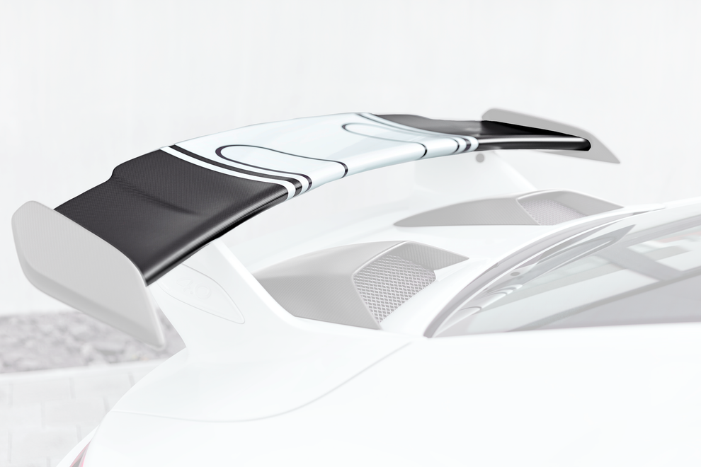 TECHART Rear Spoiler Profile Carbon "matte" for 991.2 GT3 from MY17 ...